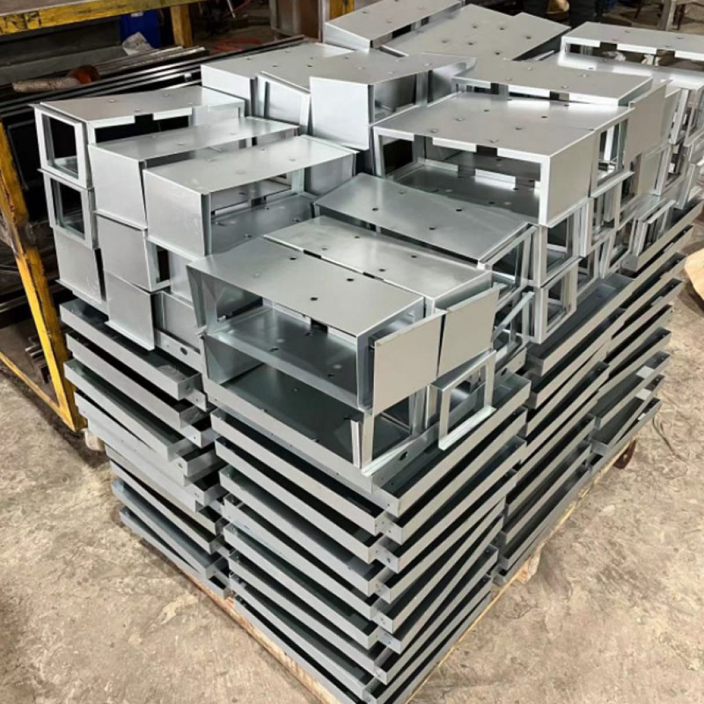 Optical Maser Sheet Metal Fabrication 850*650（mm）Machinery Cover ...